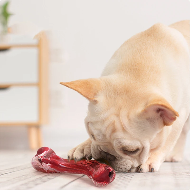 Pet Interactive Movement Toys Food Leakage Bone Shaped Dog Toy Dog Toy ...