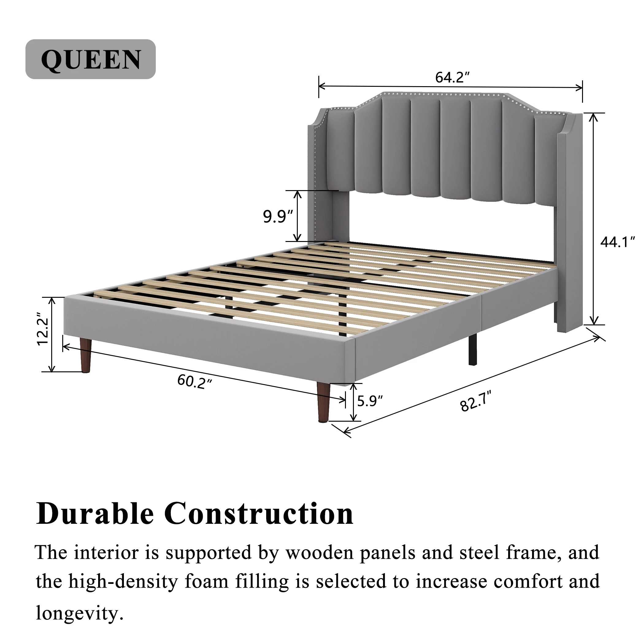 Kainice Morden Cama Matrimonial Double Queens Beds California King Bed ...