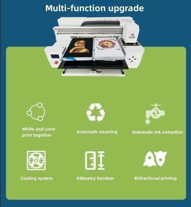 Tshirt Digital Direct Printing Machine Small Printing Clothes Machine ...