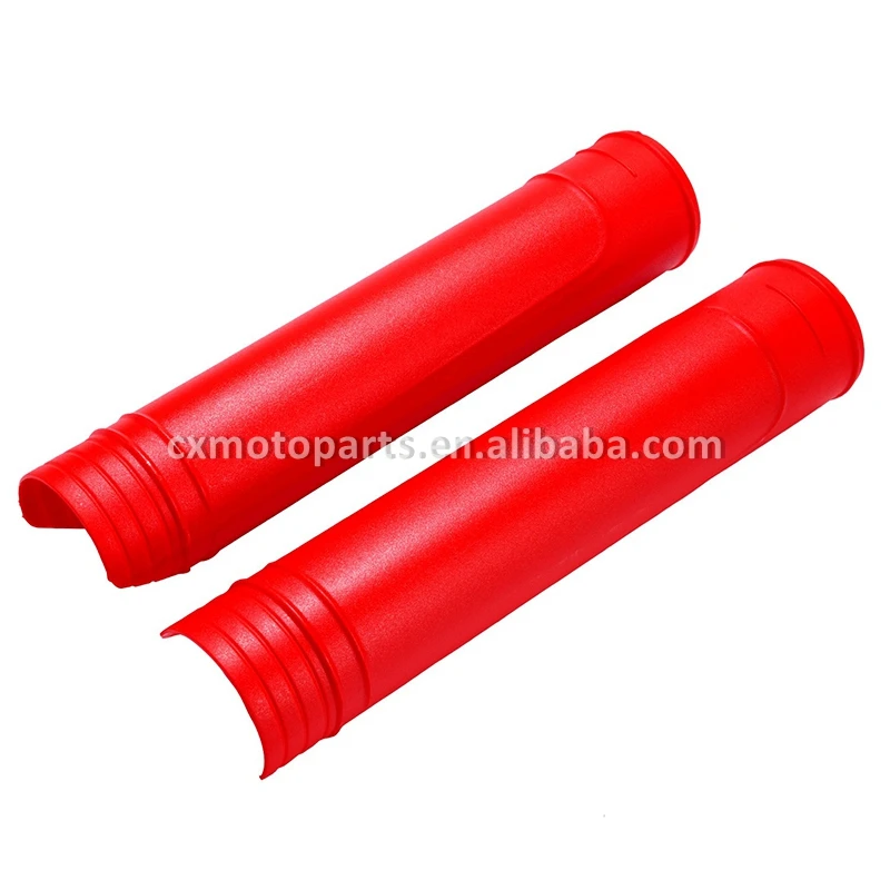 Motorcycle Universal Fork Plastic Cover Shock Absorber Guard Protector ...