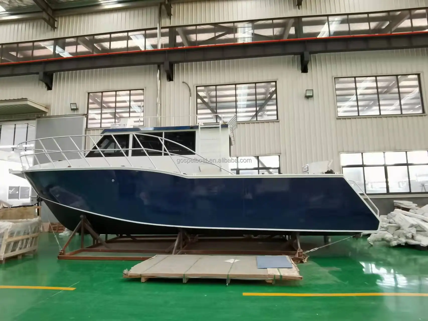 36ft Deep V Bottom Luxury Aluminum Cruising Fishing Boat With Separate ...