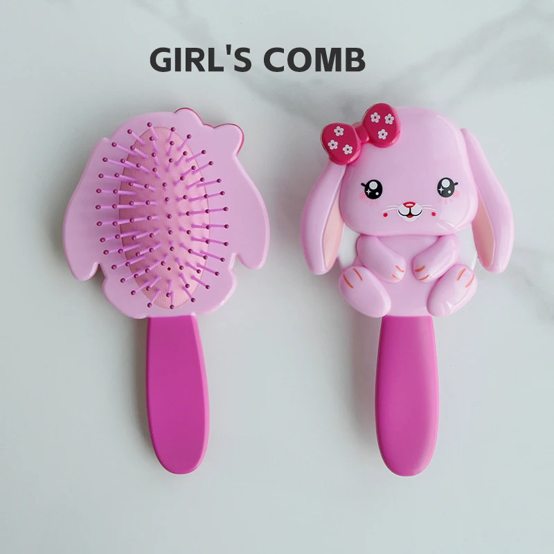 Cute Cartoon Rabbit Comb For Kids Air Cushion Massage Comb For Girls ...