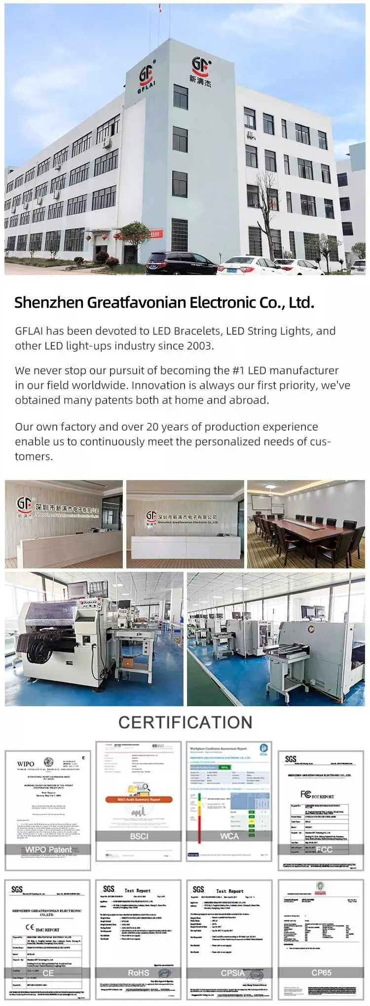 GFLAI LED Lightsticks - Customizable for Concerts & Parties