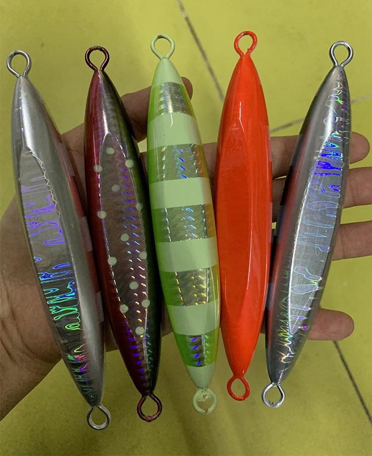 200g 300g 400g Metal Jig Lure - Slow Pitch Jigging Luminous
