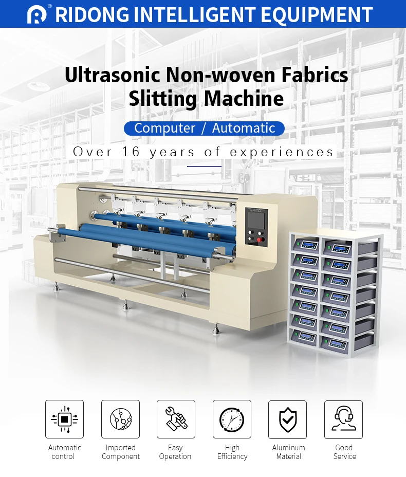Automatic Paper Slitting Machine Nonwoven Fabric Roll Slitter Rewinder ...