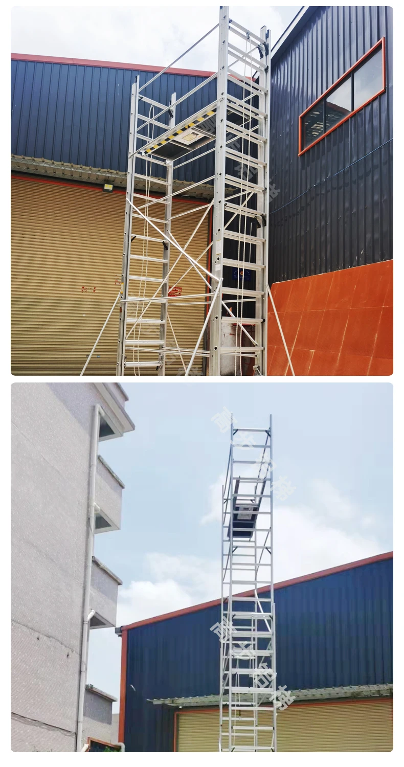 Metallic Andamio Ladder Type Frame With Telescoping Pulley for Scaffold ...