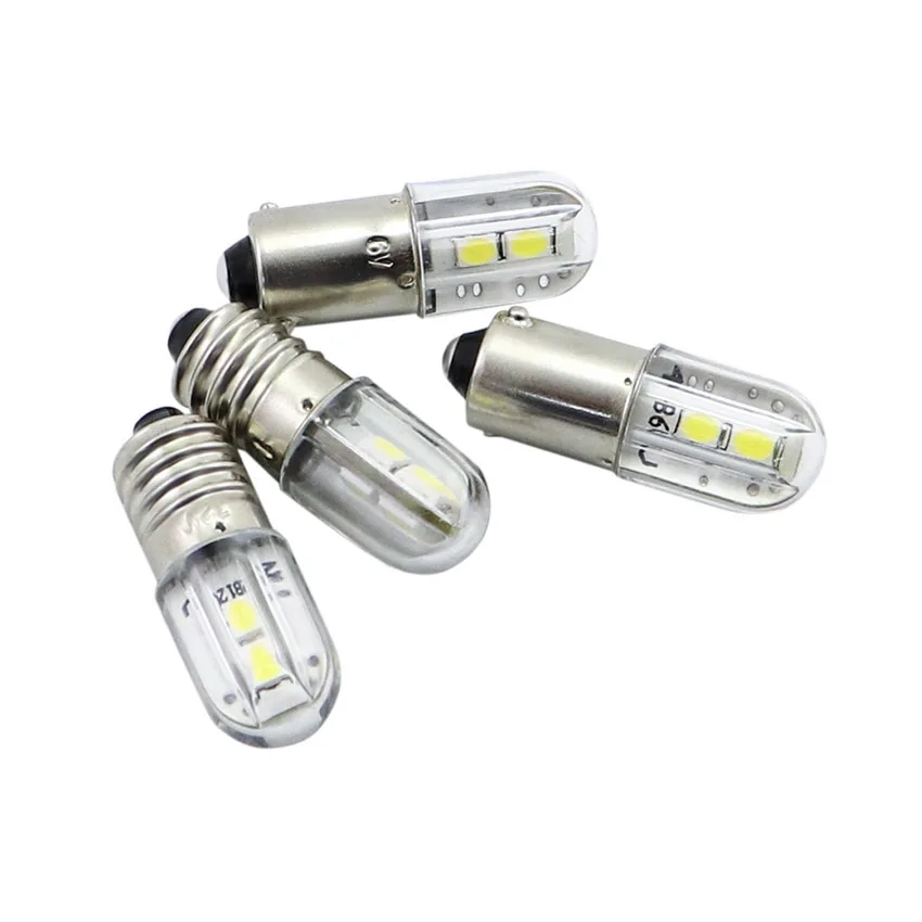 E10 BA9S 6V 12V 24V 110V 220V 1W B9 LED Indicator Bulb