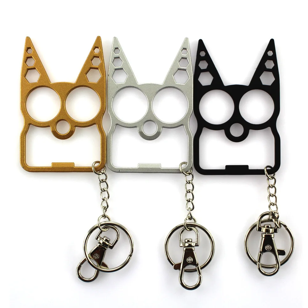 No Touch Door Opener Keychain - Multi-Function Cat Ear