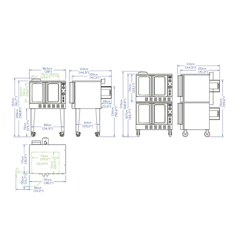 Commercial Bakery Equipment - Gas Baking Ovens for Industry