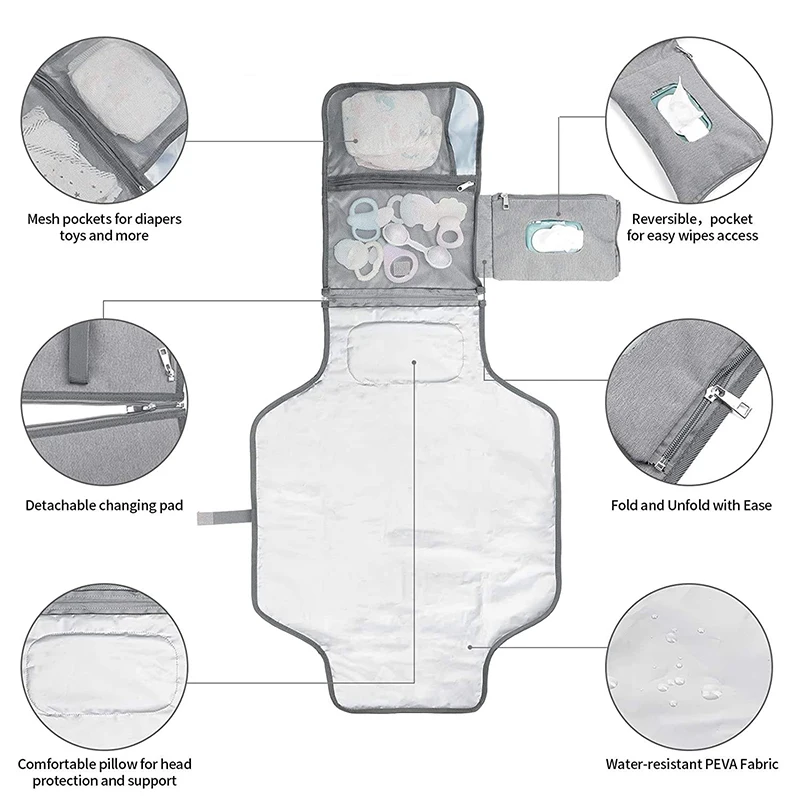 Custom Factory Travel Portable Waterproof Foldable Detachable Baby ...