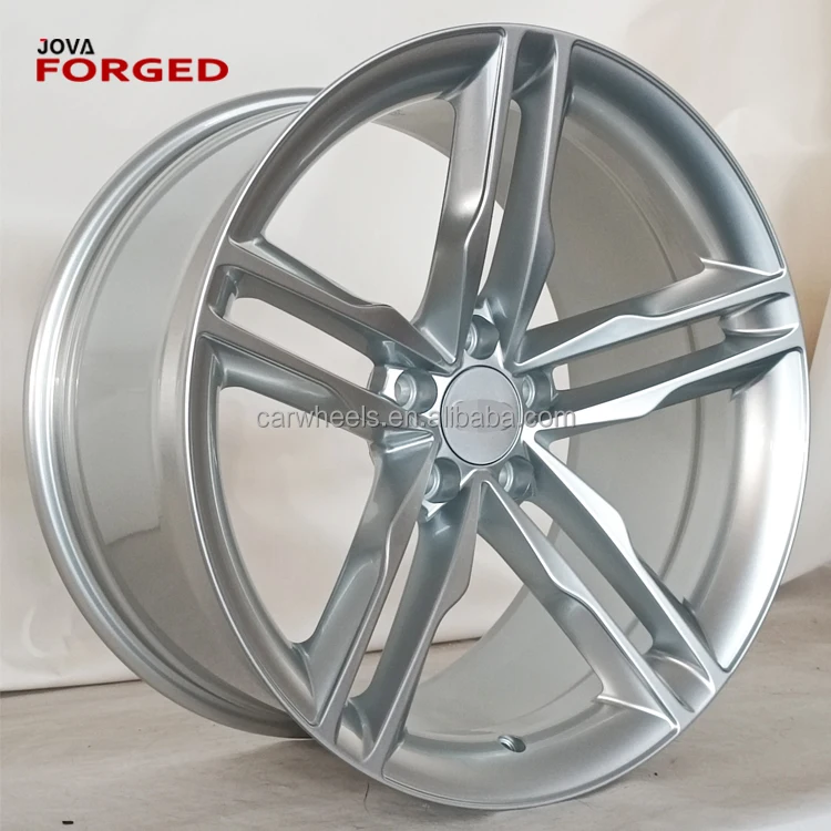 Silver Forged Wheels Auto Car Rims 10 11j 5/120 285 45 R21 For Audi A6l ...