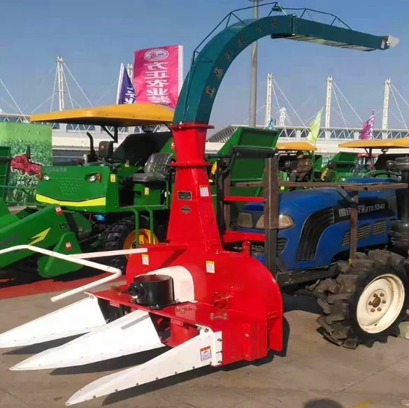 2020 farm machine straw chopper tractor pto type grass forage harvester ...
