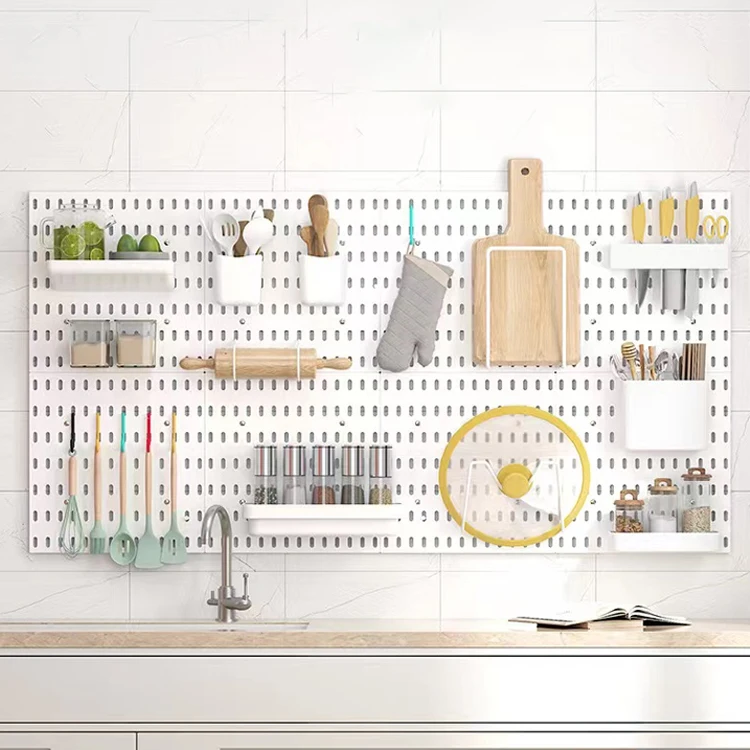 Customization Free Perforation Hole Plate Wall Hanging Shelf Storage ...