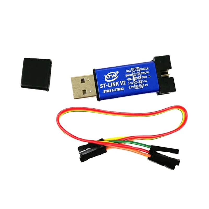 St-link V2 Stm8/stm32 Simulator Programmer Stlink Downloader Cable ...