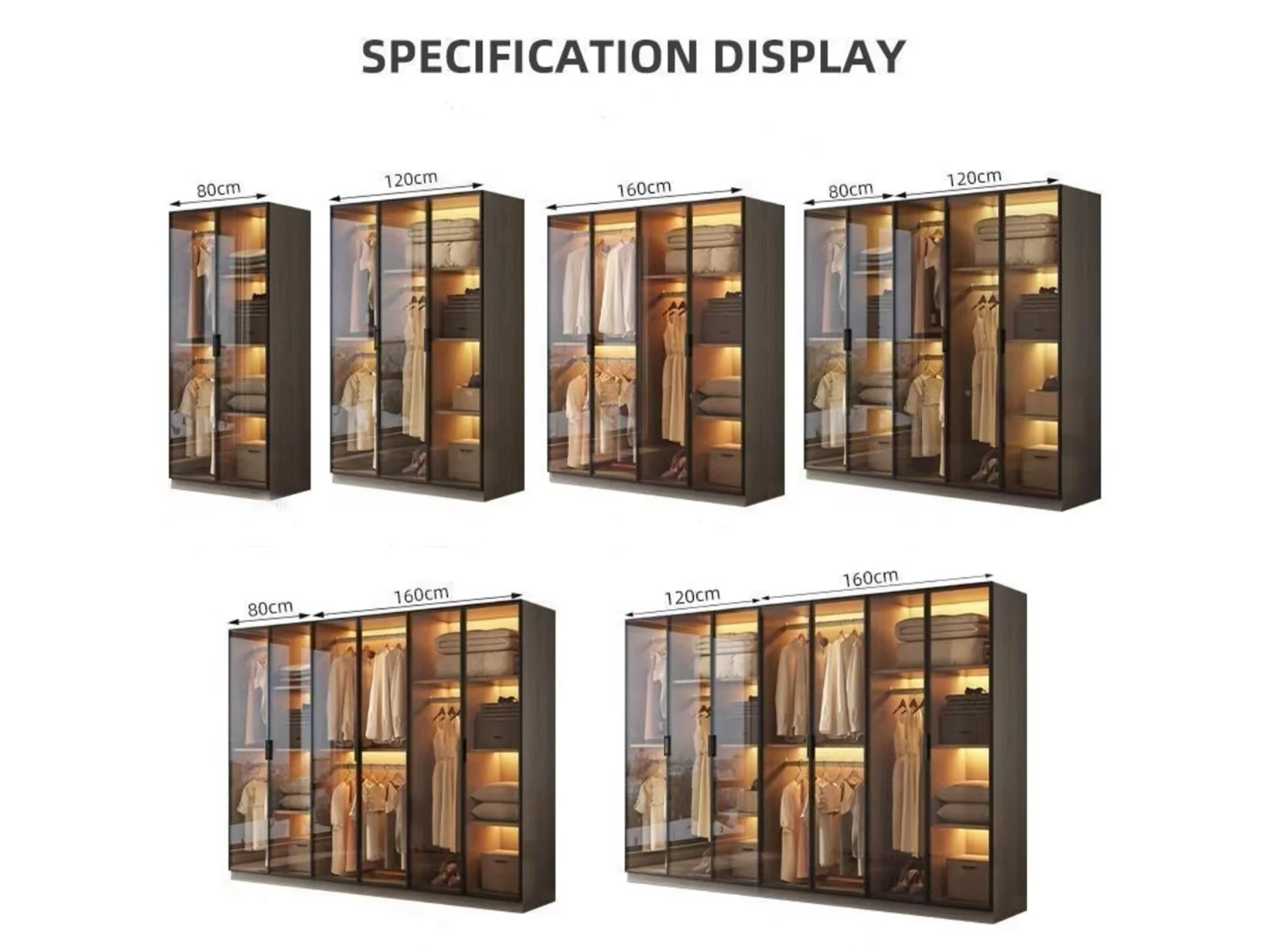 Eco-wooden Luxury Wardrobe - Customizable Storage Solutions