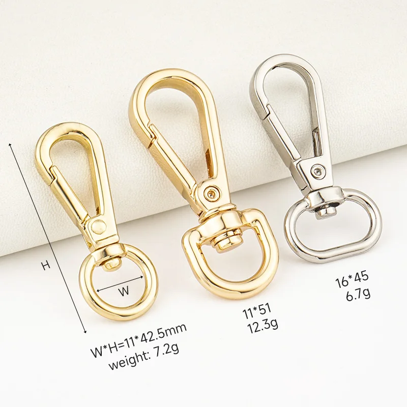 Bag Hardware Custom Snap Hook Diy Accessories 13mm Strap Purse Clasp ...