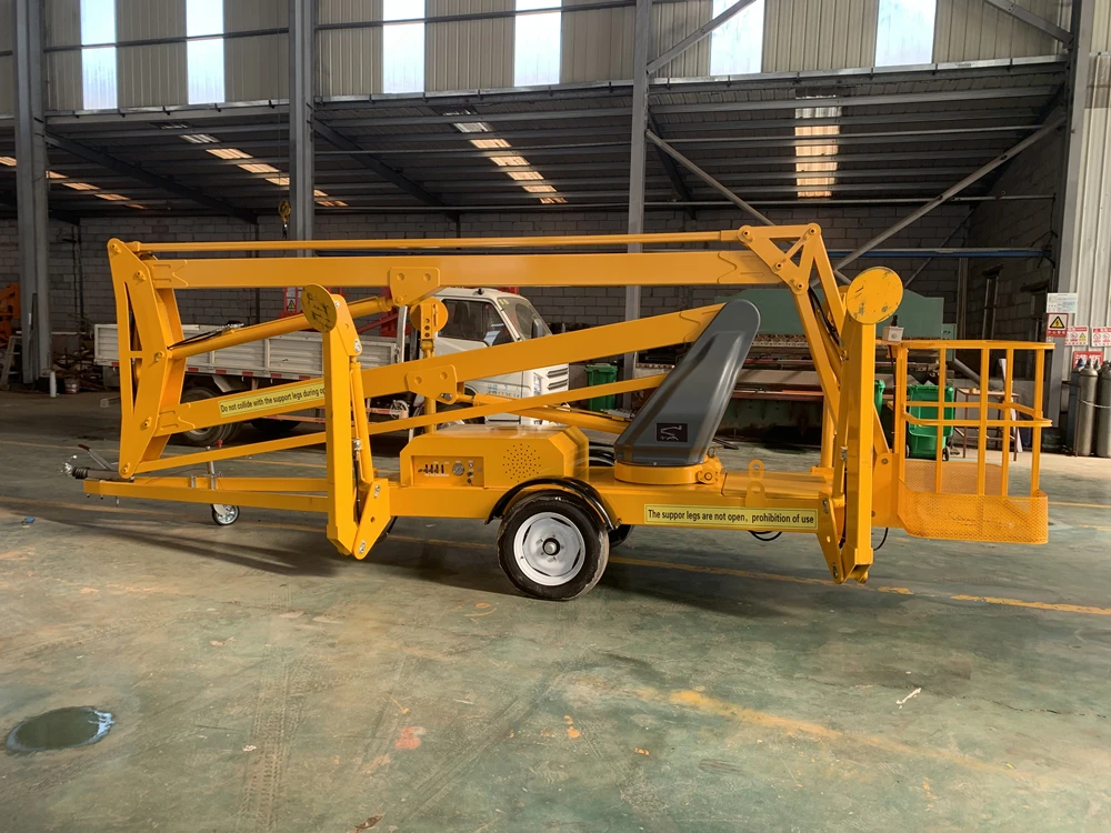 Highrise16m Telescopic Trailer Mounted Boom Lift - 1 Year Warranty