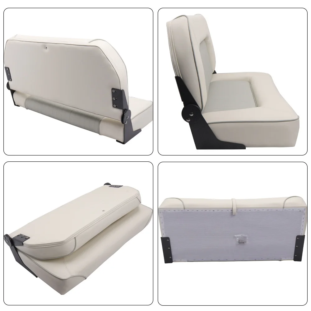 White Soft Waterproof Air Ride Seat Wise Captains Chair Drop Down ...