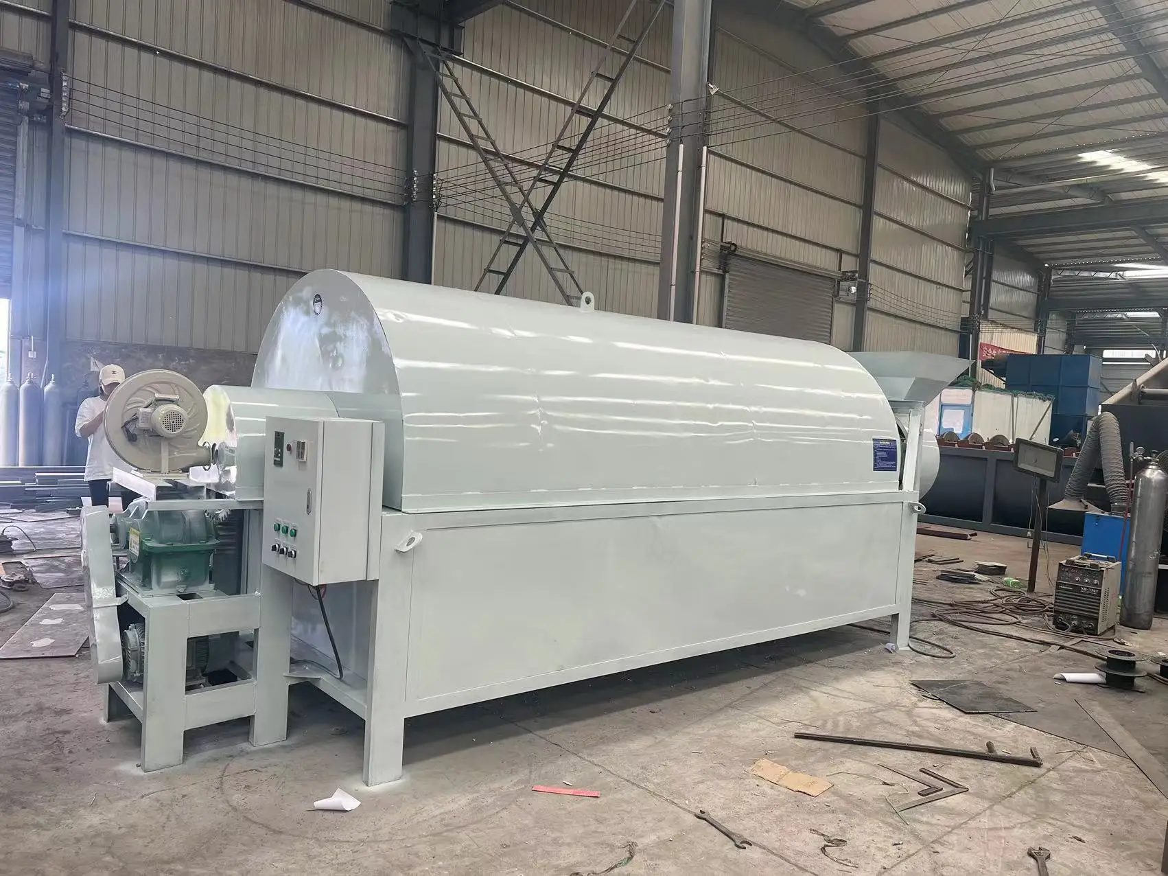 Corn Grain Drum Dryer Tea Dryer Drum Rotary Dryer for Coffee Beans ...