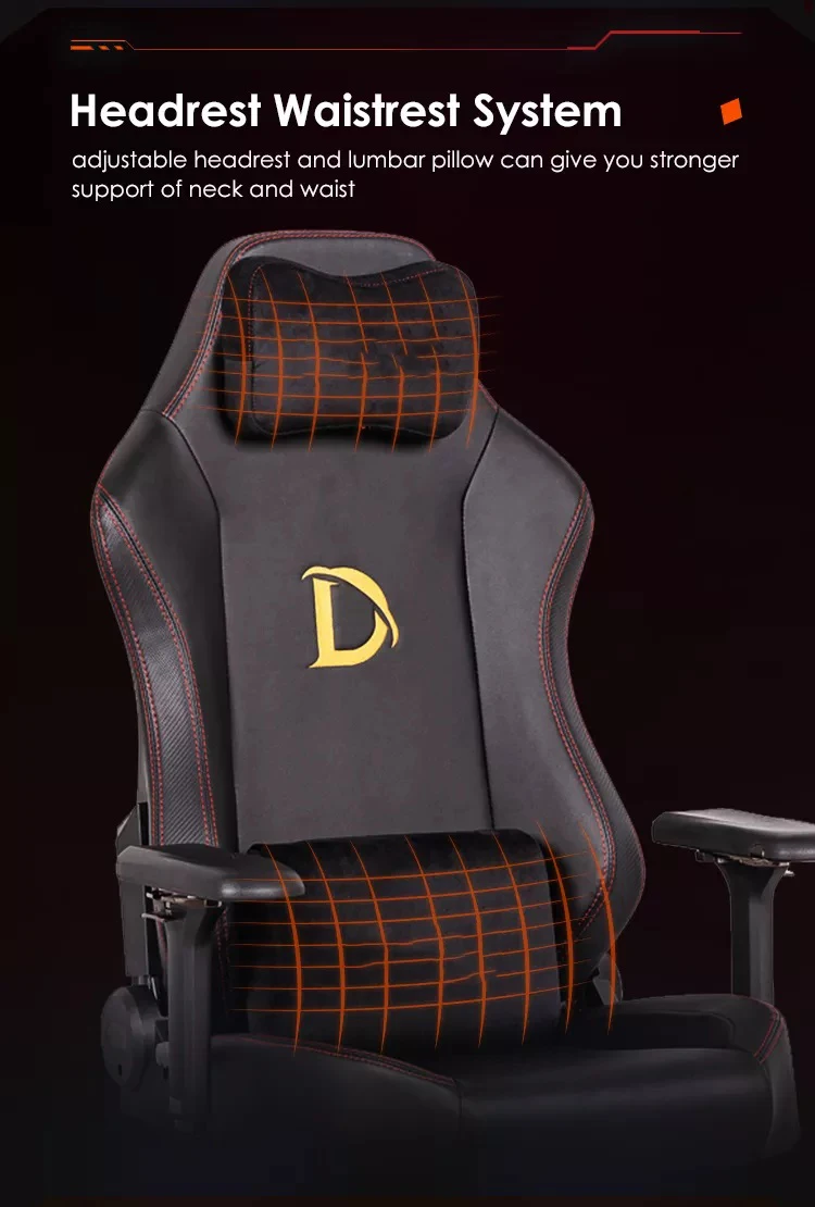 Luxury 4D Armrest Adjustable Computer Cadeira Gamer with Magnetic Neck ...