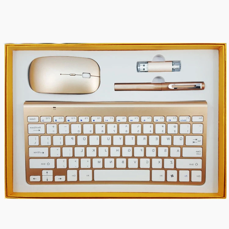 Custom Corporate Mini Speaker Mouse Keyboard Gift Set