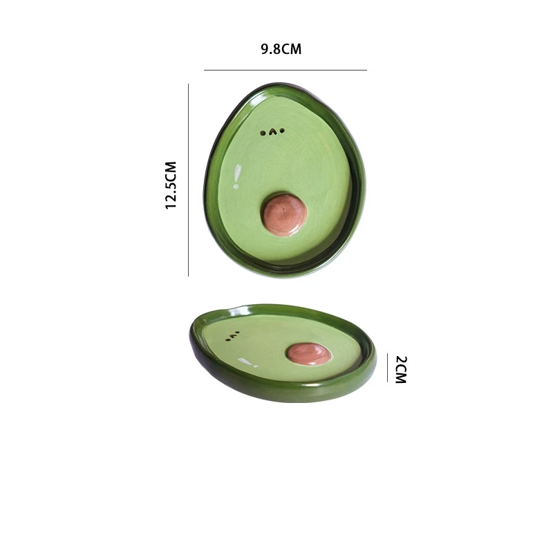 Wholesale Japanese Creative Fruit Shape Ceramic Plates