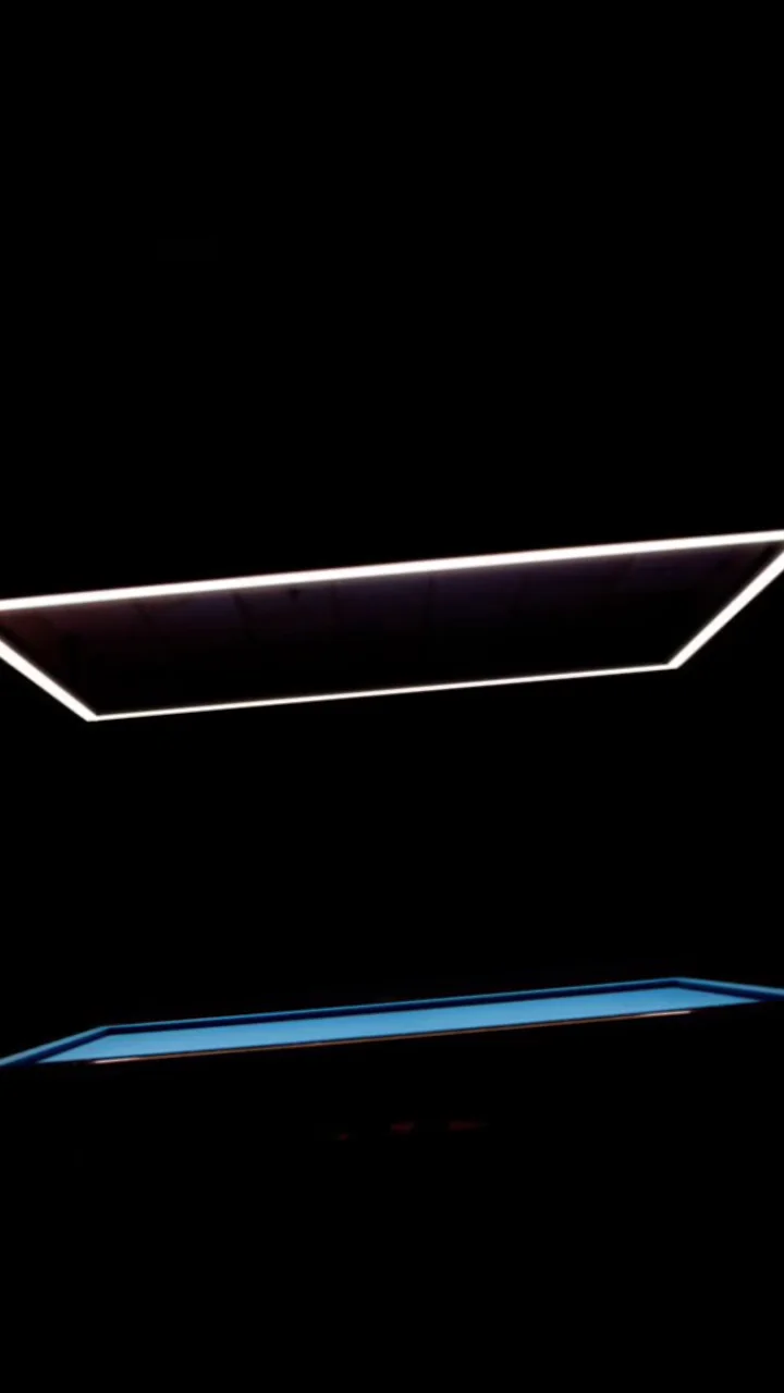 100mm Width Rectangle Suspended Led Linear Hanging Aluminum Profile 60w ...