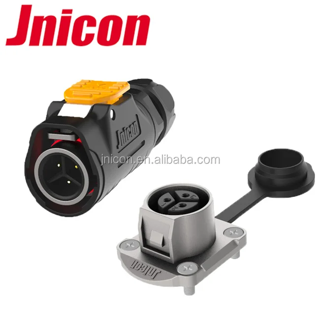 Jnicon Metal Model Mj16 Power Ip67 Waterproof Circular Connector Panel ...