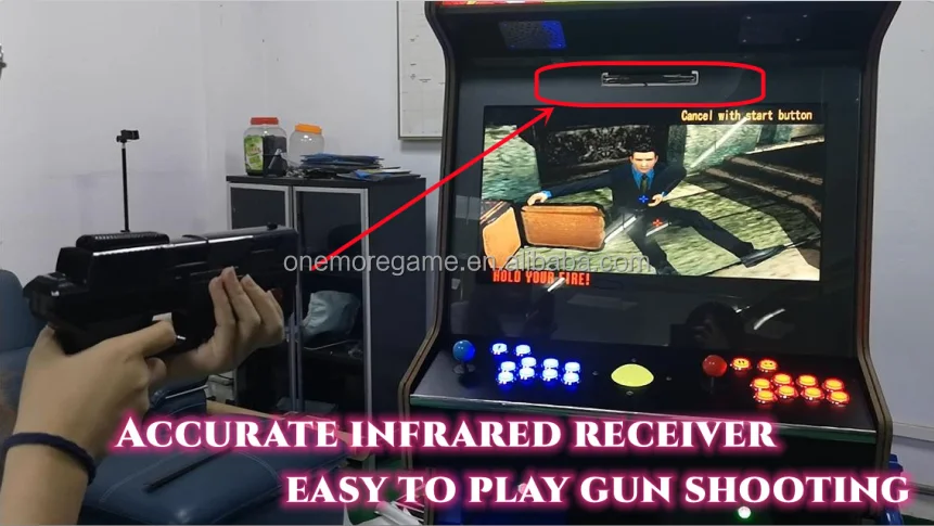 Light Gun Arcade Game Machine with Recoil Feedback - Customizable ...