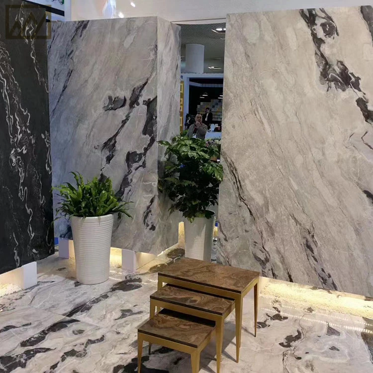 KINGS-WING Arctic Ocean Quartzite Slab Block Professional Block Natural ...