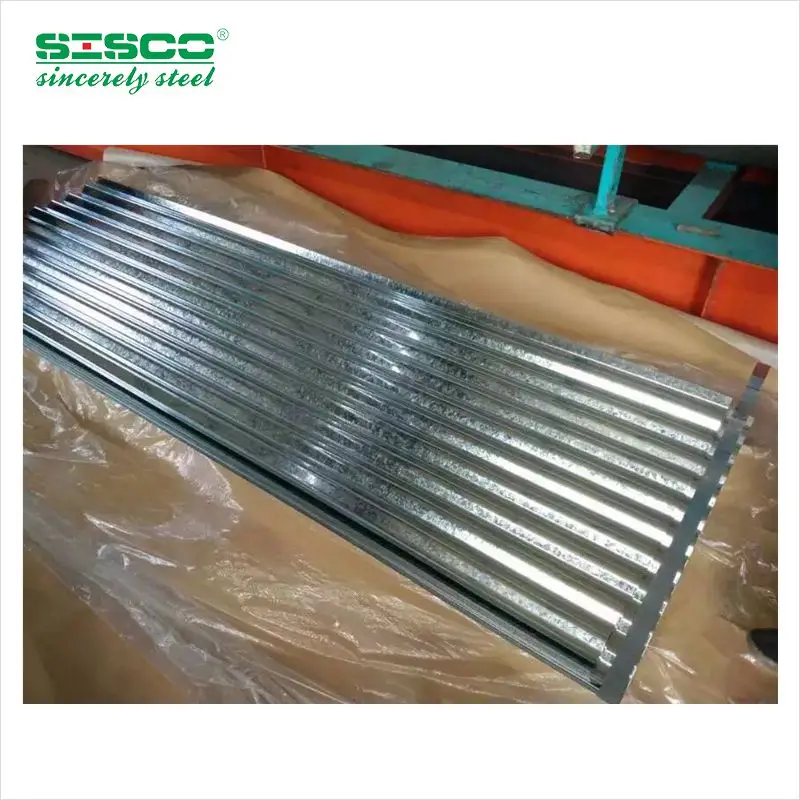 Gb Standard Z100-z275 Normal Spangle Gi/gl Corrugated Galvanized Steel ...