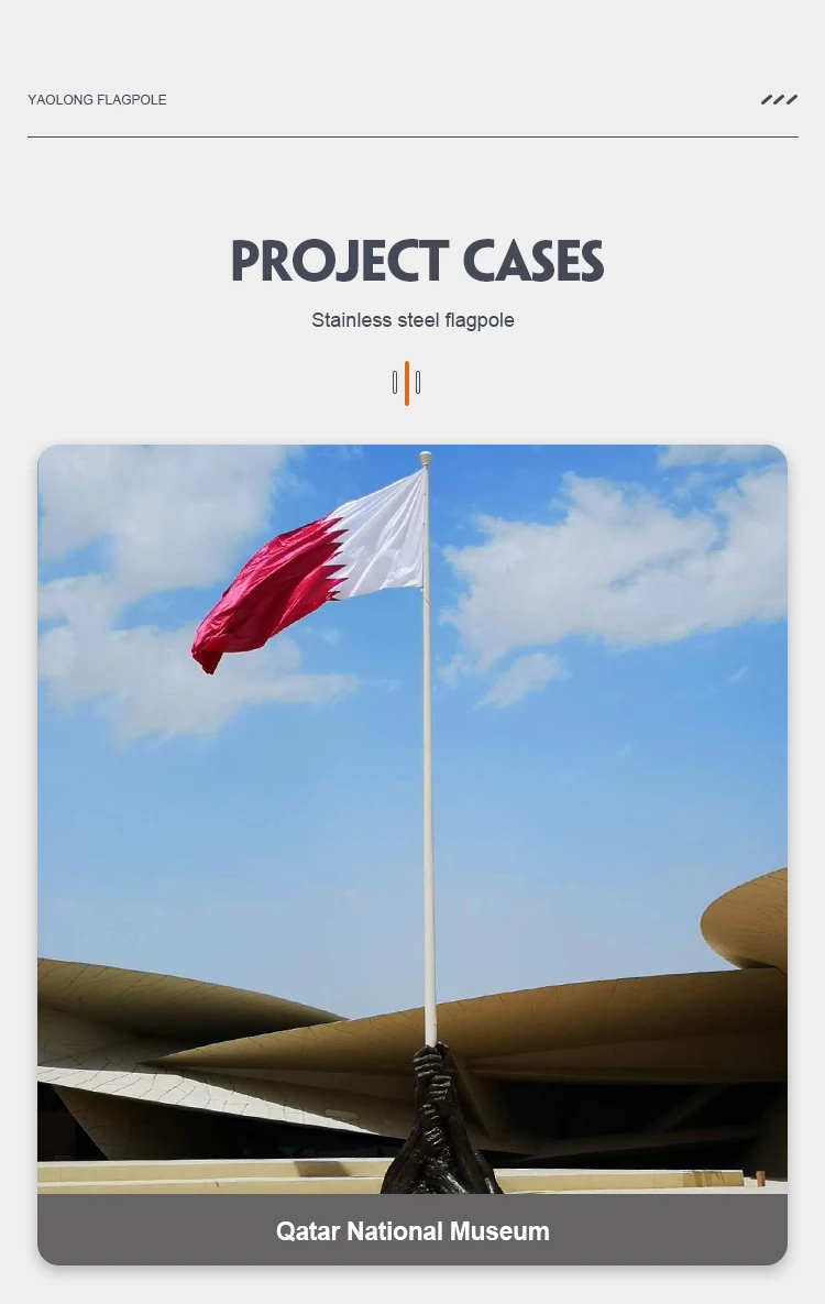 Horizontal Medal Award Automatic Flag Raising System Flag Pole For ...