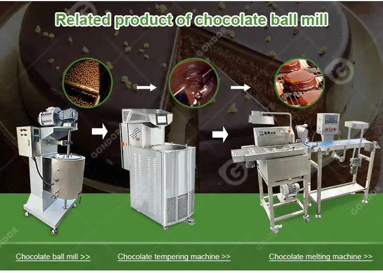 100 Kg Lab Big Commercial Chocolate Ball Mill Machine