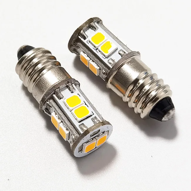 E10 Screw Focus Flashlight Replacement Bulb White 3v 6v 12v 24v Torch ...