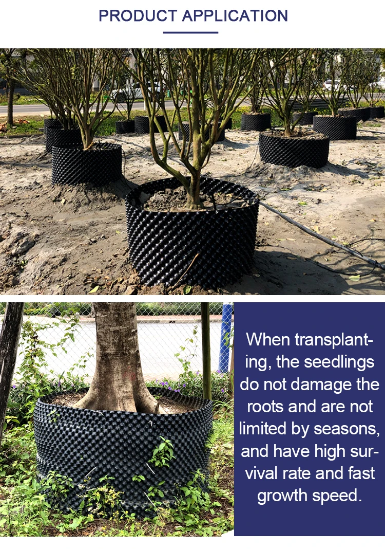 Zcwy Pvc Root Pruning Container Gallon Pot Plastic Nursery Plant Pot ...