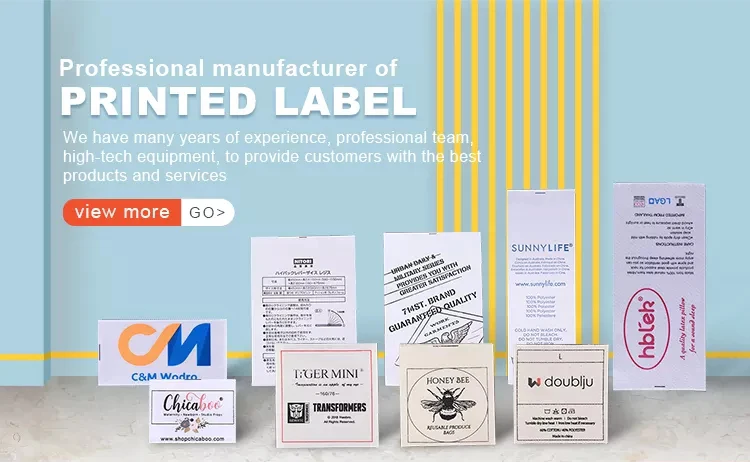 Polyester Satin Label - Sustainable & Versatile Care Label