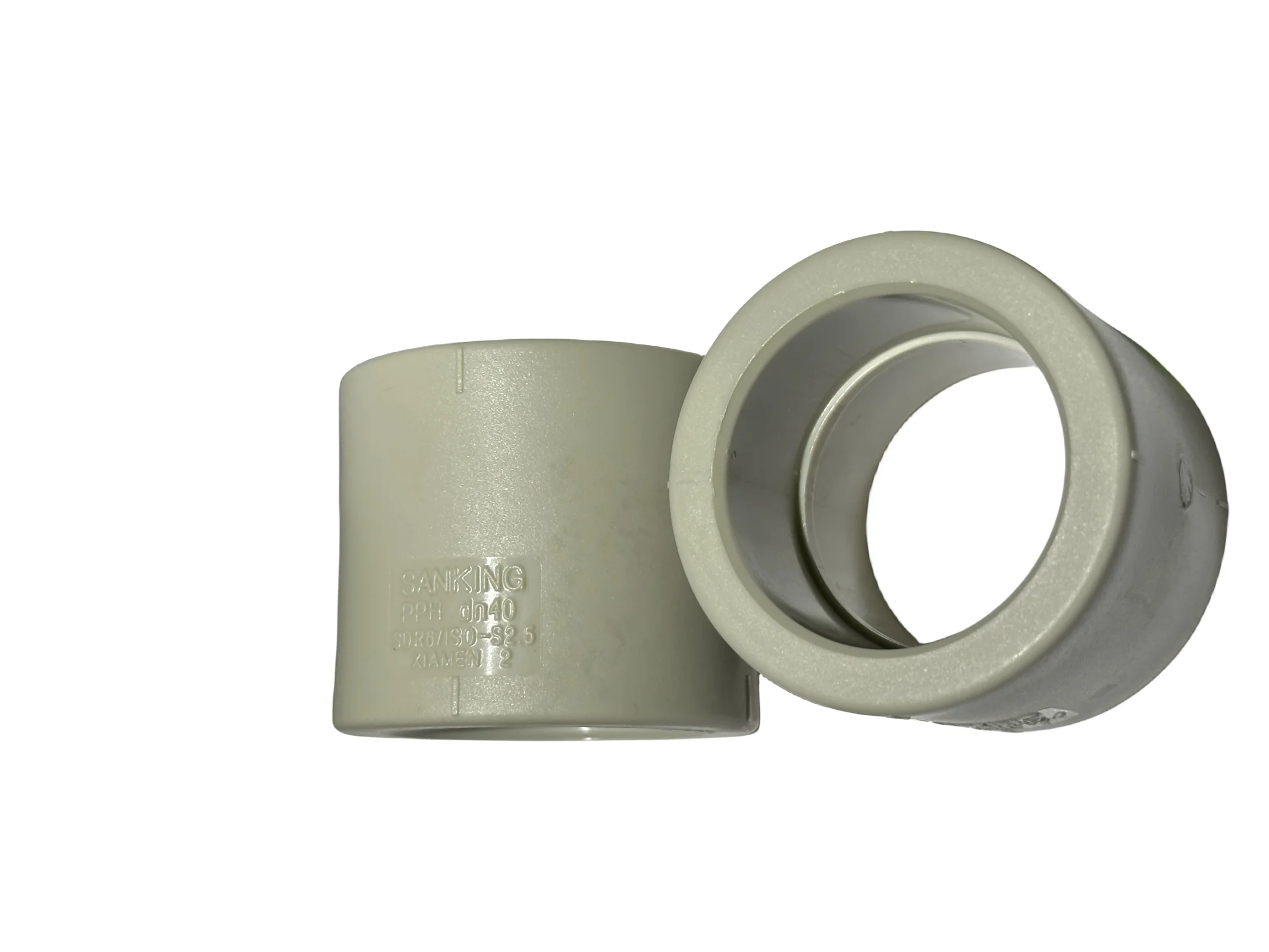 DIN Standard High Pressure PPH Plastic Pipe Fitting Coupling DN15-DN100 ...