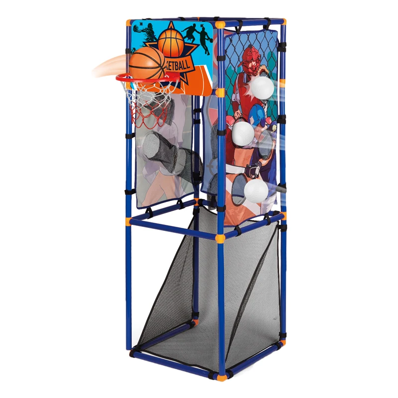 Outdoor Indoor 5 in 1 Sport Game Stand Toys Basketball Toss Target ...