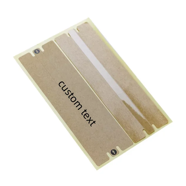 Custom Airplane Box Seal Sticker Kraft Paper Sealing Sticker Local No ...