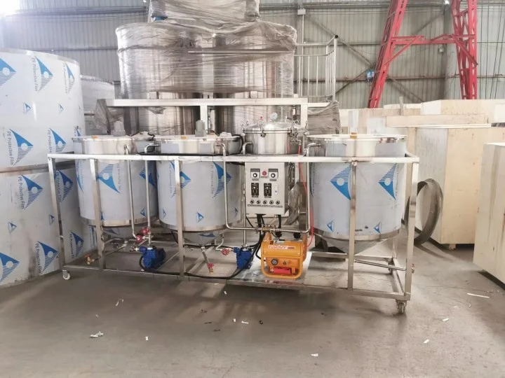 Palm Oil Refining Machine Refinery Plant For Oil Press Machine ...