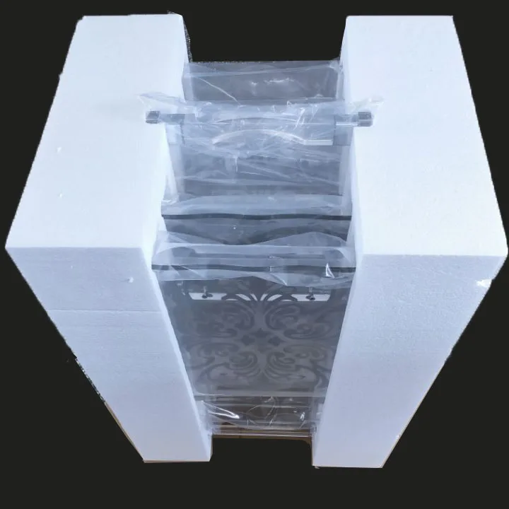 Factory Wholesale Saudi Arabia Luxury Folding Tea Table Set Clear ...