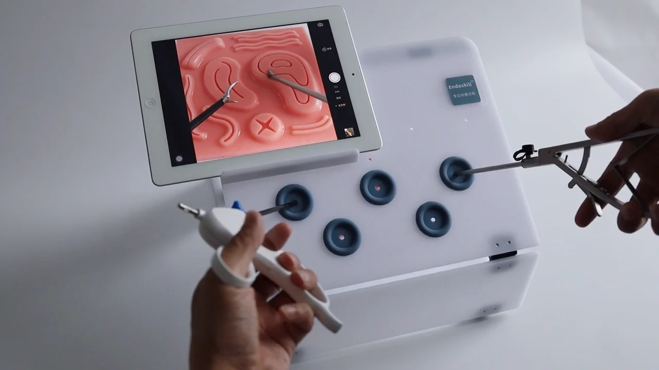 Laparoscopic Simulation Box Complete Set With Hd Laparoscope Simulator ...