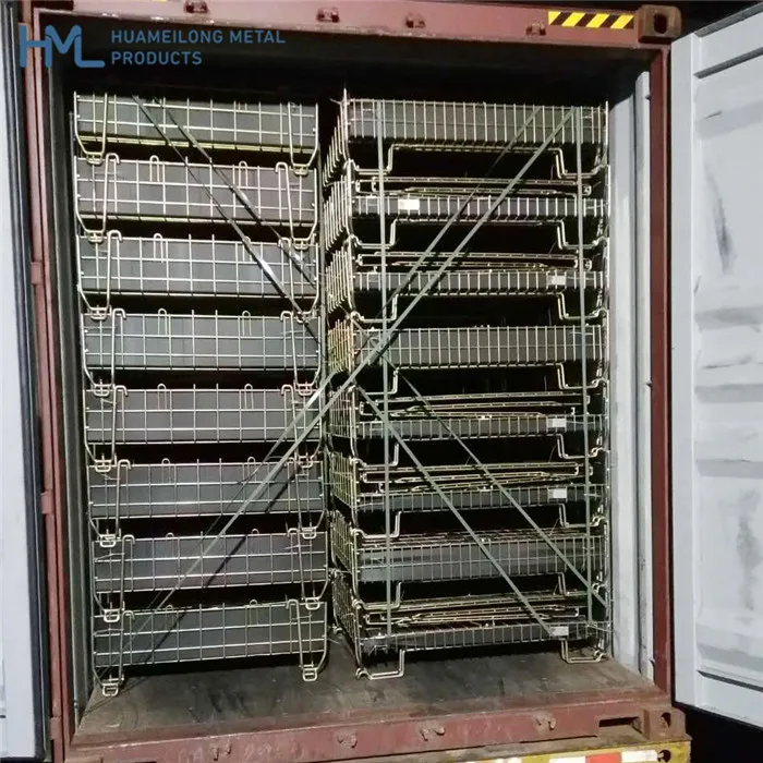 China Pet Preform Industry Foldable Stackable Collapsible Forklift Wire ...