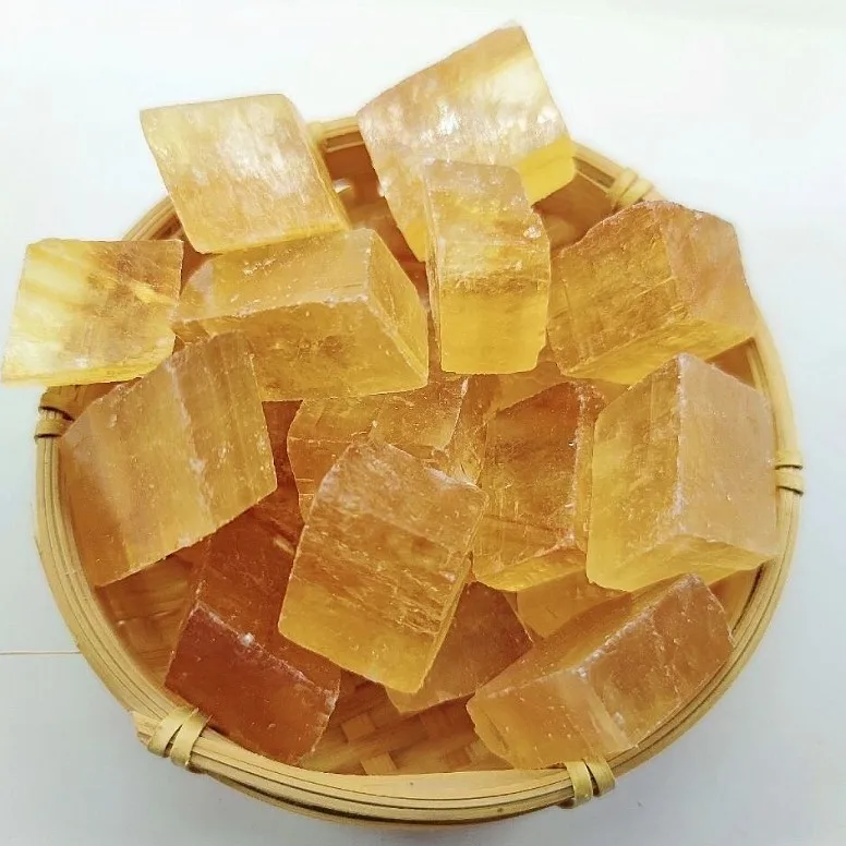 Wholesale Natural High Quality Iceland Spar Stone Optical Yellow White ...