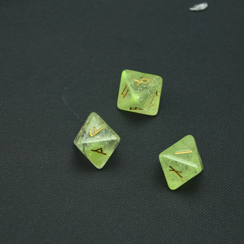 Fantasy Sky Rune Dice - Occult Props for Art & Collectibles