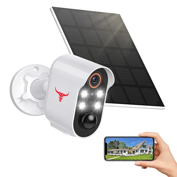 Surveillance Camera Home Security Solar Low Power Monitoring Camera ...