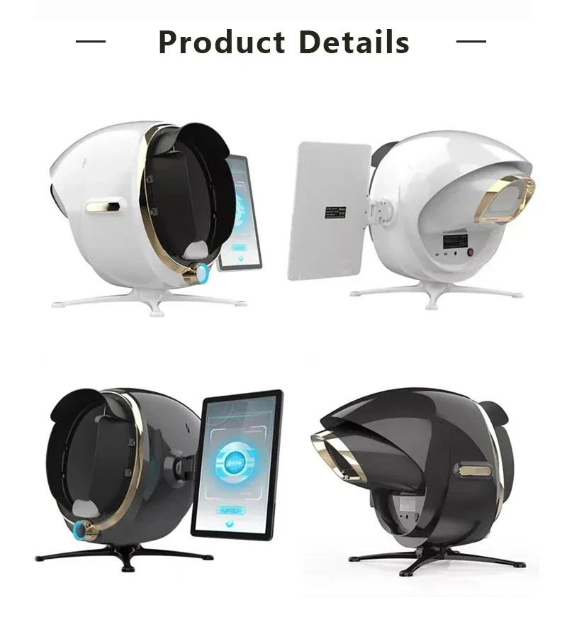 Portable 3d AI Face Skin Diagnostics Analyzer Facial Tester Scanner ...