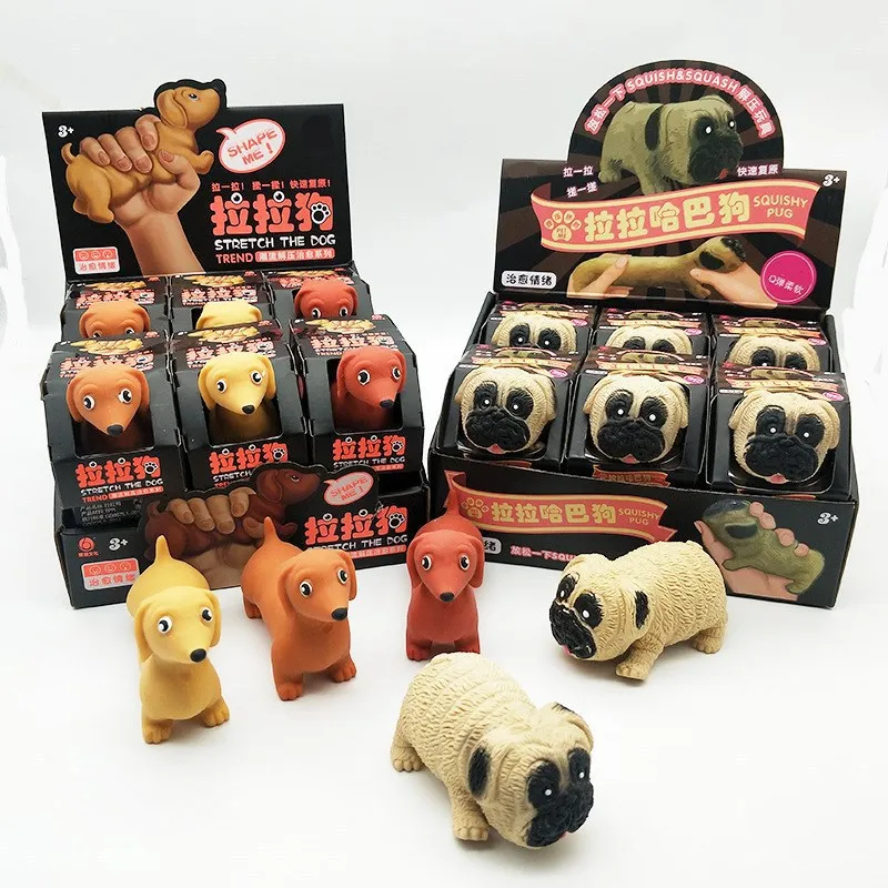 Wholesale Squeeze Anxiety Relief Squishy Stretch Simulation Dog Shape ...
