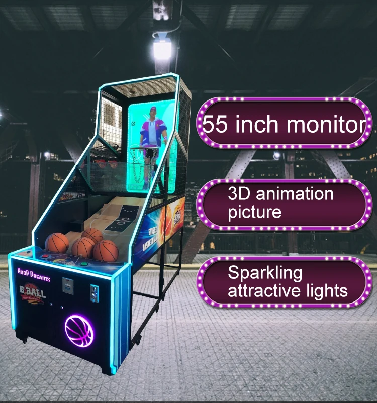 Deluxe Basketball Game Machine Arcade Street Basketball Arcade Game ...