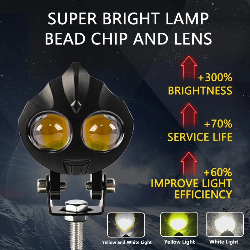 High Focus Ultra Bright Spotlight IP67 Hi Lo Beam DRL Driving Spotlight ...